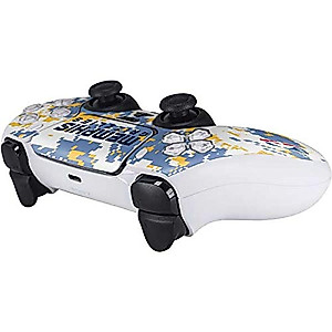 Skinit Gaming Decal Skin Compatible with PS5 and Compatible with PS5 Digital Edition DualSense Controller - Officially Licensed NBA Memphis Grizzlies Digi Camo Design
