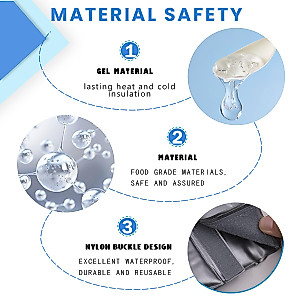 Active Wine Cooler, Freezer Sleeve, Cooler- Carrier, Quick Cooling, Cooling and Keeps Your Drink Cold Keep Cool and Chill Champagne Wine (2 Packs)