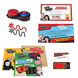 Spy Ninjas 11 Piece Decoys & Diversions Mission Kit by Chad Wild Clay and Vy Qwaint, Multi