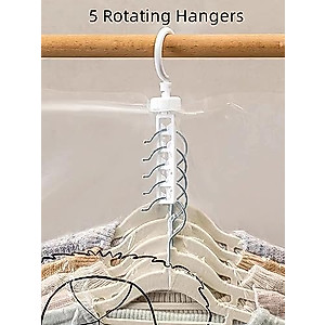 SunHorde Hanging Vacuum Storage Bags for Clothes 6 Pack Large Hanging Vacuum Sealed Bags, Hanging Space Saver Bags for Closet Organizer, Garment Cover Vacuum Sealer Bags for Travel