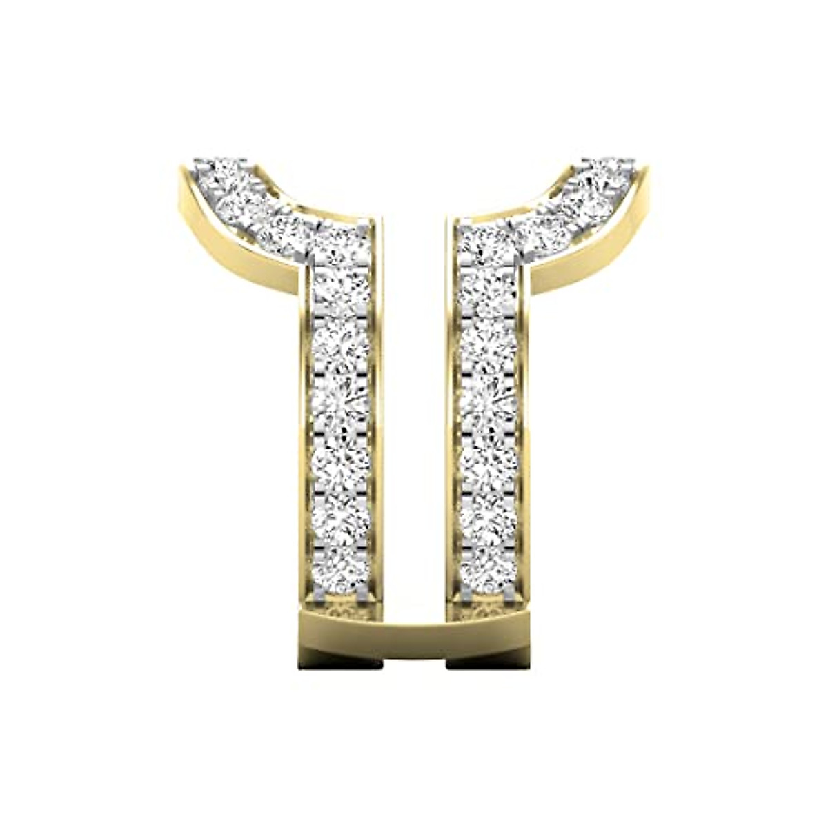 Dazzlingrock Collection Round White Diamond Enhancer Ring (White Diamond 2.07 ctw) in 14K Yellow Gold, Size 5.5