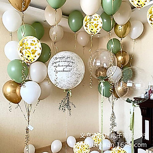 Balloon Arch Kit 137pcs Balloon Garland Kit Latex balloons (Olive Green)