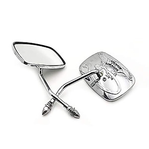 SMT-RearView Mirrors Compatible With H-D street sports chopper cruiser Eagle Spirit Live to Ride Motorcycle [B00WJLZUL2]