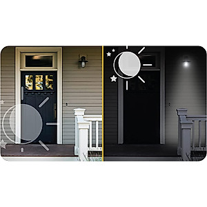 GE Lighting LED+ Dusk to Dawn Outdoor Light Bulb, Sunlight Sensor, Soft White, Automatic On/Off Light Sensing Bulb A19 Light Bulb (1 Pack)