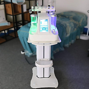 JF-XUAN Cart Multifunction Portable Hand Trucks,Modern Cart Tool Portable Beauty Salon Cart with Brake Wheel, Small Bubble Instrument Rolling Trolley Compatible with Spa Health Club, 50Kg Load Capac