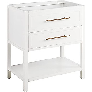 Signature Hardware 457684 Robertson 30" Mahogany Hardwood Single Vanity Cabinet