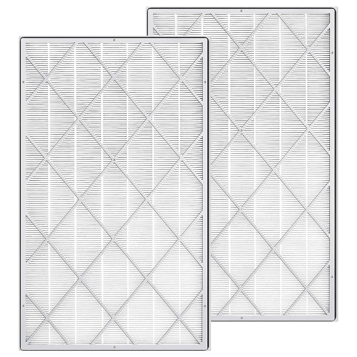 NXBHG HE601 HEPA Replacement Filter for Shark HE6FKPET HE601 HE602 6 Fan Air Purifier, H13 3-in-1 Filter System - Absorbs 99.97% Particulates, Part # HE6FKPET, HE6FKBAS, HE6FKPRO, 2 Pack