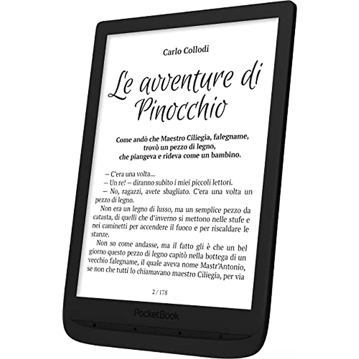 PocketBook InkPad 3 | Large 7.8ʺ Glare-Free & Eye-Friendly E Ink Technology | Touchscreen | Wi-Fi | Text-to-Speech Function | Audio Output | Audiobooks | Adjustable SMARTlight | Micro-SD Slot