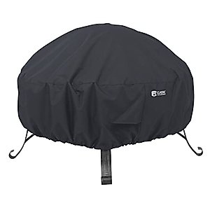 Classic Accessories Water-Resistant 36 Inch Round Fire Pit Cover, Patio Furniture Covers