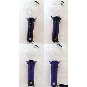 Generic Army Bomb Ver 3 Decal Sticker Decorations for BTS Official Lightstick Adhesive DIY Sticker Make Your Armybomb Special Bangtan Boys (Purple(Ver3))