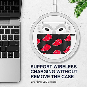 Maxjoy for AirPods 3 Case Cover - Anime Airpod 3rd Generation Case (2021) with Keychain Protective Case for Apple Airpods 3rd Generation Charging Case(Front LED Visible)