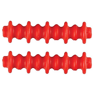 Pine Ridge Archery Nitro Button XL, Increases Bow Speed, Eliminates Nock Pinch, and Dampens String Vibration and Noise, Red, Pack of 2