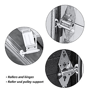 HOME MASTER HARDWARE Garage Door Hinge & Roller Tune Up Kit Garage Door Hardware Kit for 16 x 7 or 18 x 7 Door