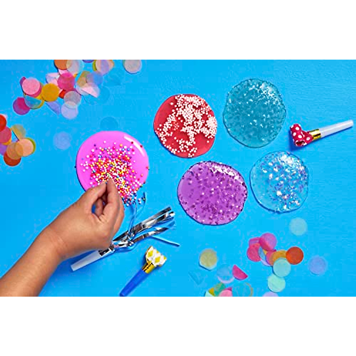 Elmer's PKG Gue Premade, Slime Kit, Includes Fun, Unique Add-Ins, Party Pack, 20 Count