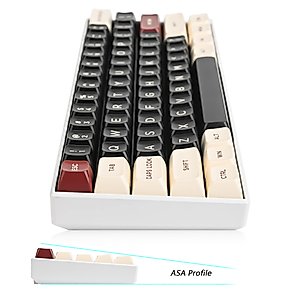 Rome ASA Custom keycaps ，150 Keys Double-Shot Key Cap Set for Cherry/Gateron MX switches 60 Percent / 64/61 Gaming Mechanical Keyboard