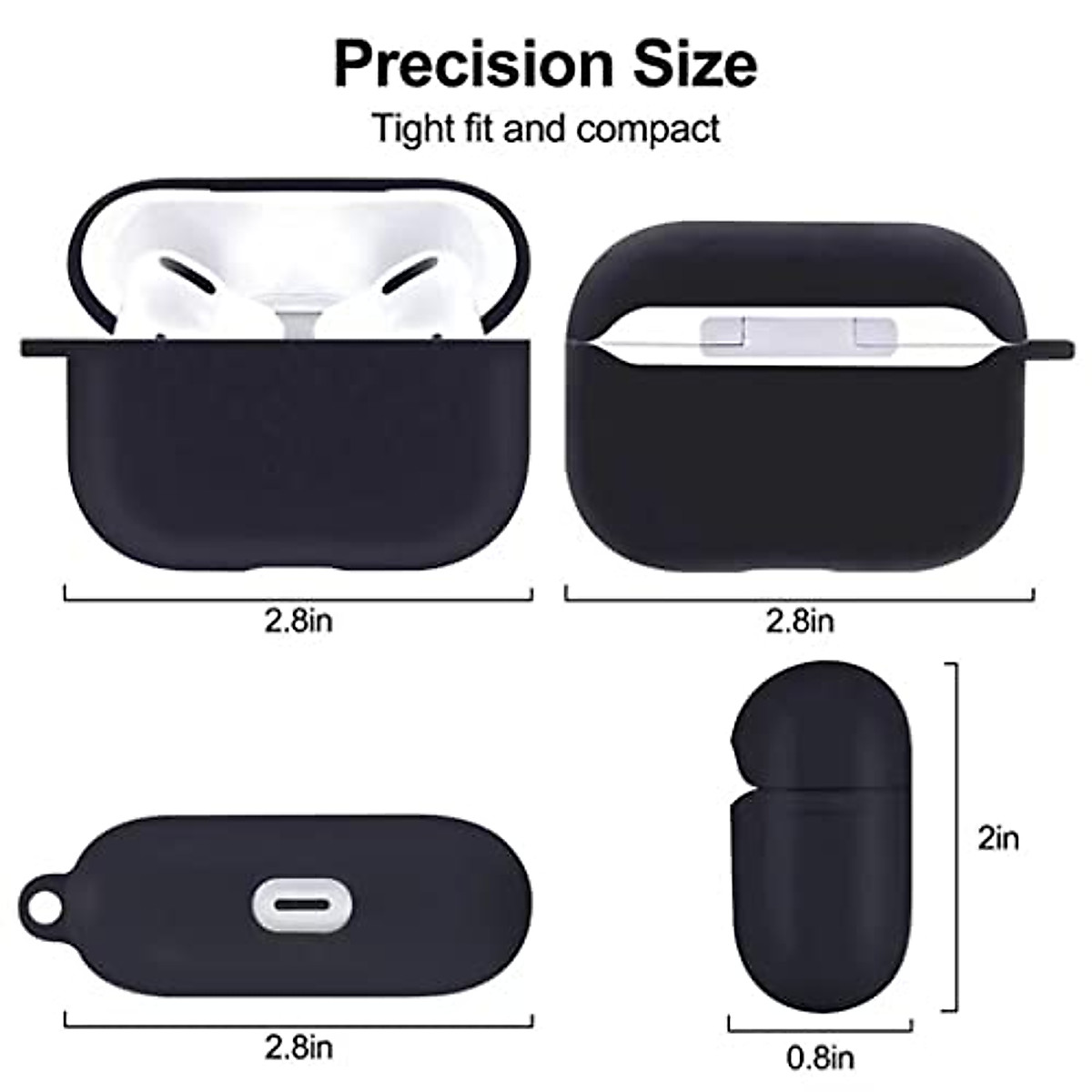 Airpod Pro Case, AirPod Pro Cover with Keychain Bracelet Pendant Combo Set, TPU Process Material IMD Printing Technology, Compatible with Airpod Pro Perfect Match. (Pro Ninja Purple)