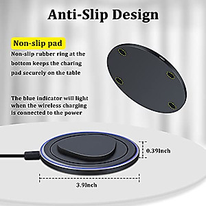 KU XIU Magnetic Wireless Charger Compatible with Sonos Roam, Power Up Charging Dock, Portable Bluetooth Speaker Charging Pad (No AC Adapter)