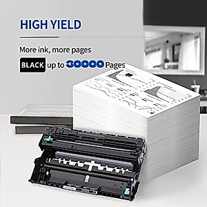 INKCLOUD Drum Unit Replacement for Brother DR 820 DR820 DR-820 Compatible with Brother MFC-L5900DW HL-L6200DW HL-L5100DN MFC-L5800DW MFC-L5700DW HL-L5200DWT MFC-L6700DW HL-L5200DW Printer Black,1Drum