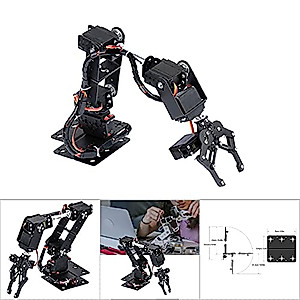 Robot Mechanical Arm, Metal Gear Flexible Steering Aluminum Plate Robot Arm for Industrial Robot Parts