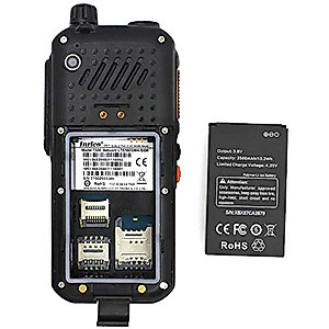Inrico T320 4G Internet Mobile Radio WiFi Bluetooth Radio Unlocked GSM Compatible with Zello Real PTT Android 7.0 Network Radio