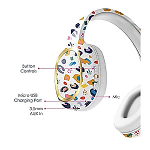 Packed Party Wireless Bluetooth Headphones (Leopard Print)