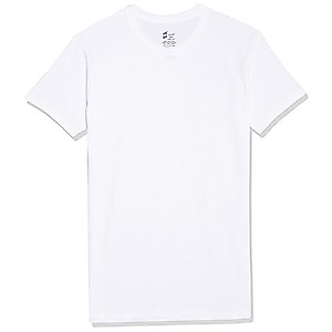 Hanes Men Hanes Men's Cotton Undershirt, Moisture-Wicking Crew Tee Undershirts, Multi-Packs Available