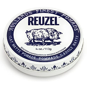 REUZEL Clay Matte Pomade, 4 oz.