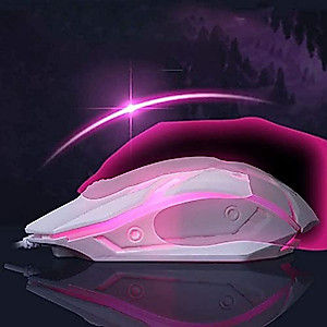CNGY Keyboards Illuminated Keyboard And Mouse Set Gaming Machinery Wired Keyboard Mouse Set Photoelectric Backlight PC Mute Gaming Keyboard Set For Gaming