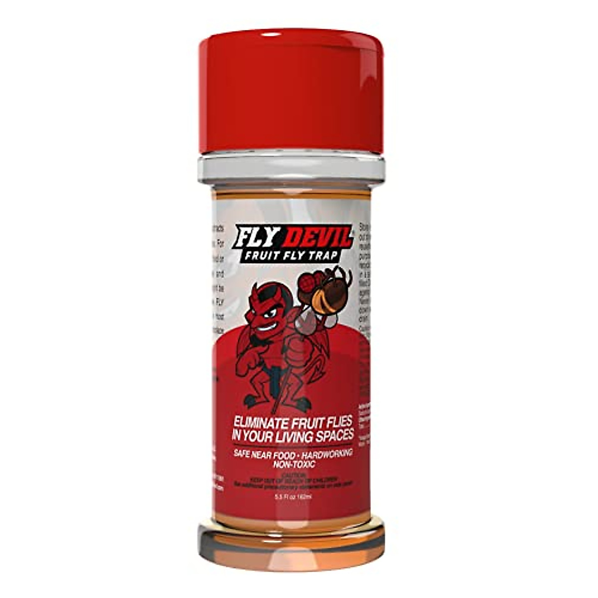 Fruit Fly Trap - Fly Devil - for Indoor Fruit Fly Use - Non-Toxic (2-Pack) Traps Fruit Flies - Fruit Fly Killer