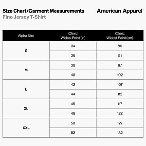 American Apparel Unisex Fine Jersey T-Shirt, Style G2001, 2-Pack, Black (2-Pack), X-Large