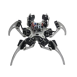 ANTBEE Spider Robot 18DOF Aluminium Hexapod Spider Six Legs Robot Kit 18pcs 996 Servo Ball Bearing Robot Toys