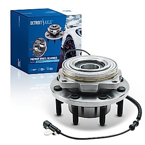 Detroit Axle - 4WD Front Wheel Bearing Hub for Ford F-250 F-350 Super Duty 2011-2016, Replacement 2012 2013 2014 2015 F-250 F-350 Super Duty (SRW Models) Wheel Bearing and Hub Assembly