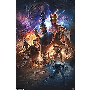 Trends International Marvel Cinematic Universe - Avengers - Endgame - Space Wall Poster, 14.725" x 22.375", Premium Unframed Version
