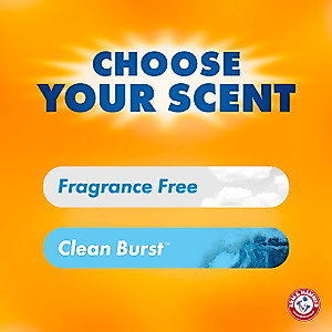 Arm & Hammer Hanging Moisture Absorber and Odor Eliminator, 16.1 oz., 6 Pack, Clean Burst, Moisture Absorbers for Closet and Small Rooms, Long-Lasting Freshness