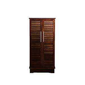 Hives and Honey Porsha Fully Locking Jewelry Armoire, Chocolate