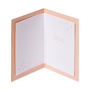 American Greetings Wedding, Bridal Shower or Engagement Card (Joined Hearts)