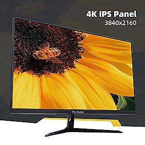 idea display 4K Monitor 32-inch IPS UHD Computer Gaming Monitor, 3840x2160, 60Hz OD4ms, 1.07B Display Colors, 100% sRGB, Type-C, USB-B, Remote Control, Frameless FreeSync HDR, LED Backlight, Q32P