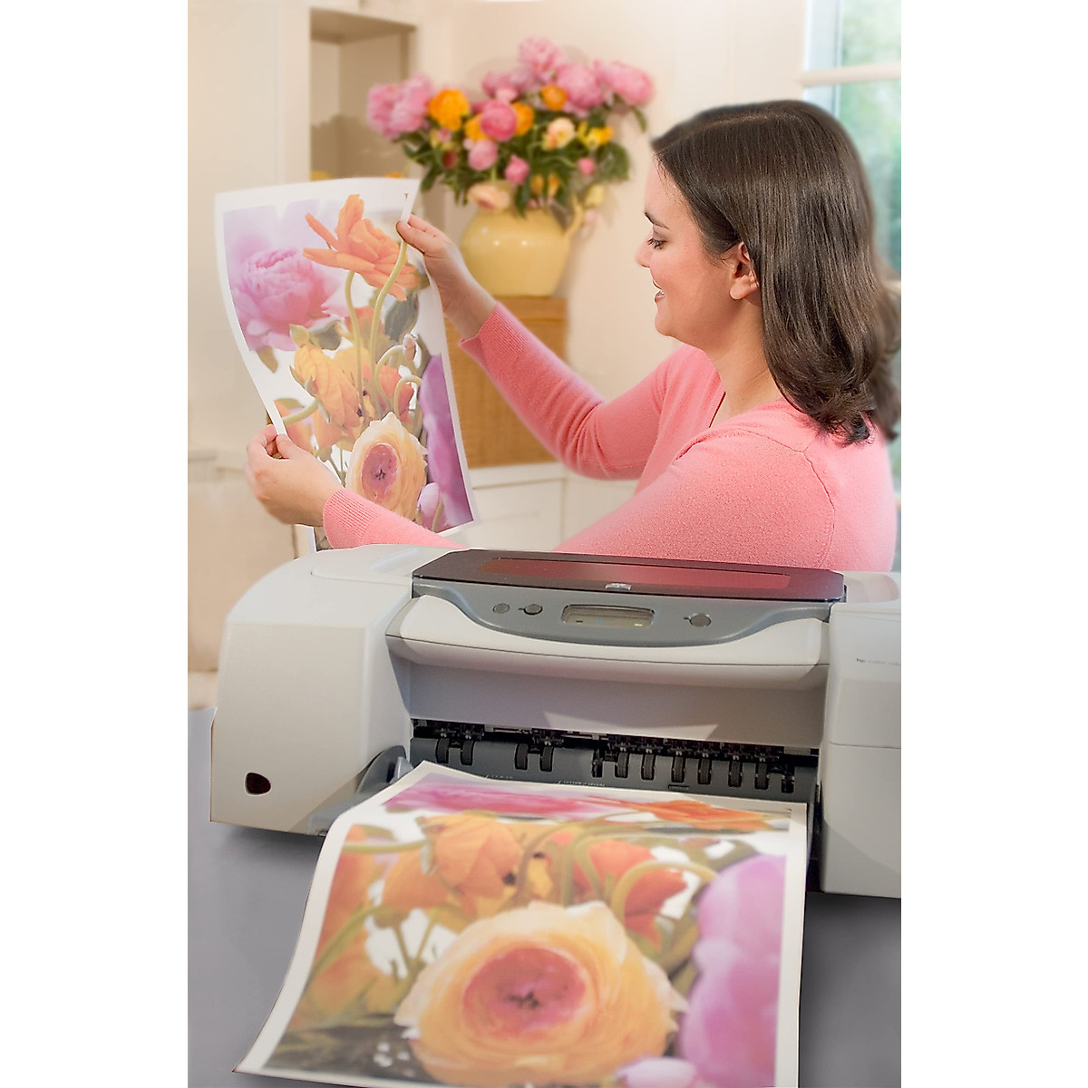 EQ Inkjet Printable Cotton Satin Fabric Sheets 8.5"X11" - 25/Pkg