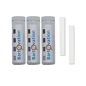 Three Pack Restaurant Sanitizer Chlorine Test Paper, 10-200 ppm [3 Vials of 100 Paper Strips]