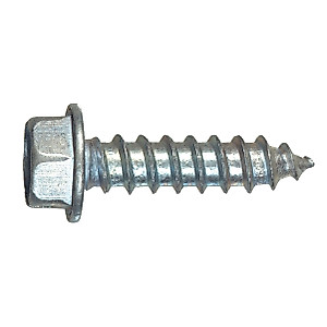 The Hillman Group 490231 Hex Washer Head Sheet Metal Screw, 6 x 3/8-Inch , 14-Pack