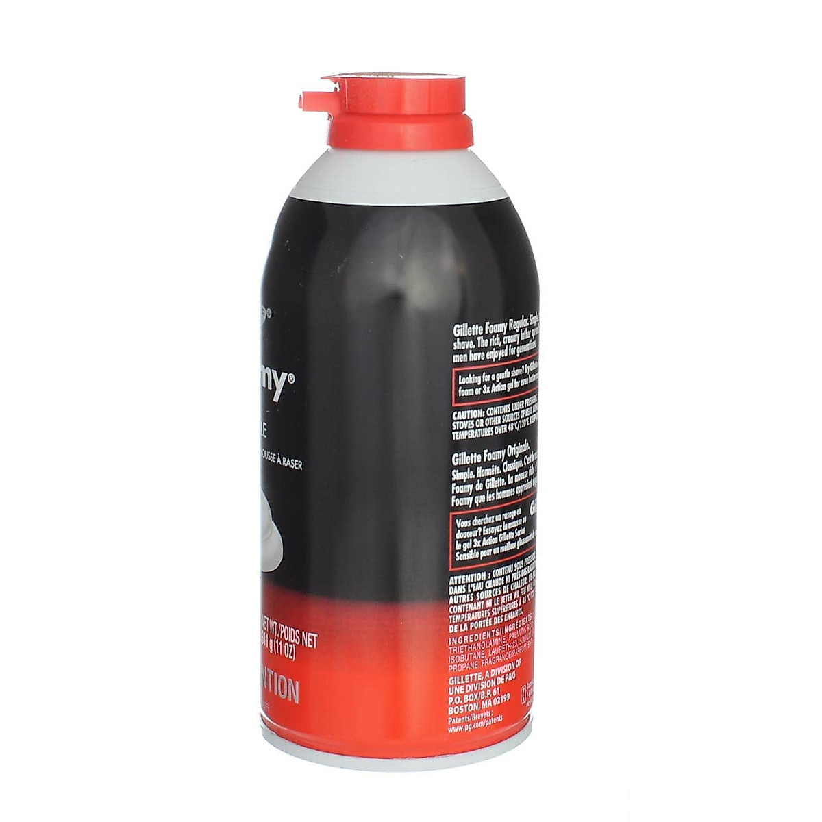 Gillette Foamy Shaving Cream, Regular - 11 oz (Pack of 3)