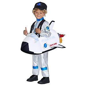Spirit Halloween Toddler Rocket Ride-Along Costume | Astronaut Costume | 3D Costume