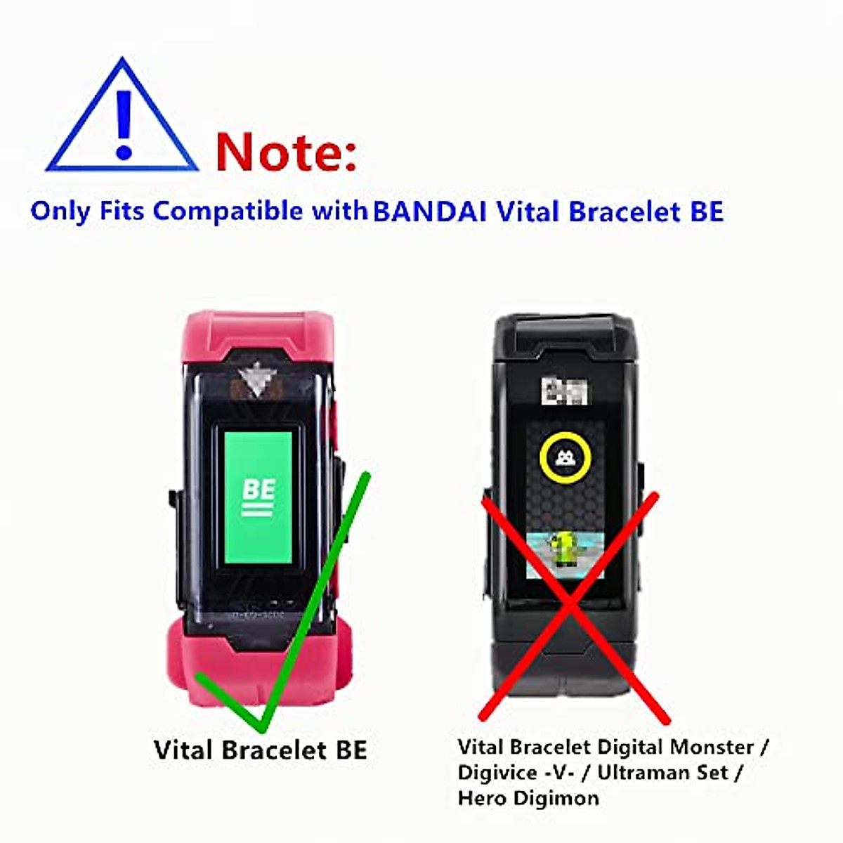 MIHENCE Compatible for Bandai Vital Bracelet BE Screen Protector, HD Premium Real Screen Protector for Vital Bracelet BE [ 3PCS ] [ TPU ]