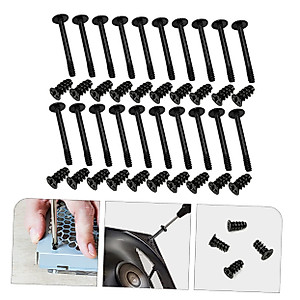 4 Sets Chassis Fan Screws Computer Case Screws Cooling Fan Screws Computer Fan Accessories Self Tapping Screw Fan Mount Screws Case Fan Screw Fan Mounting Screws Screw for Case Fan