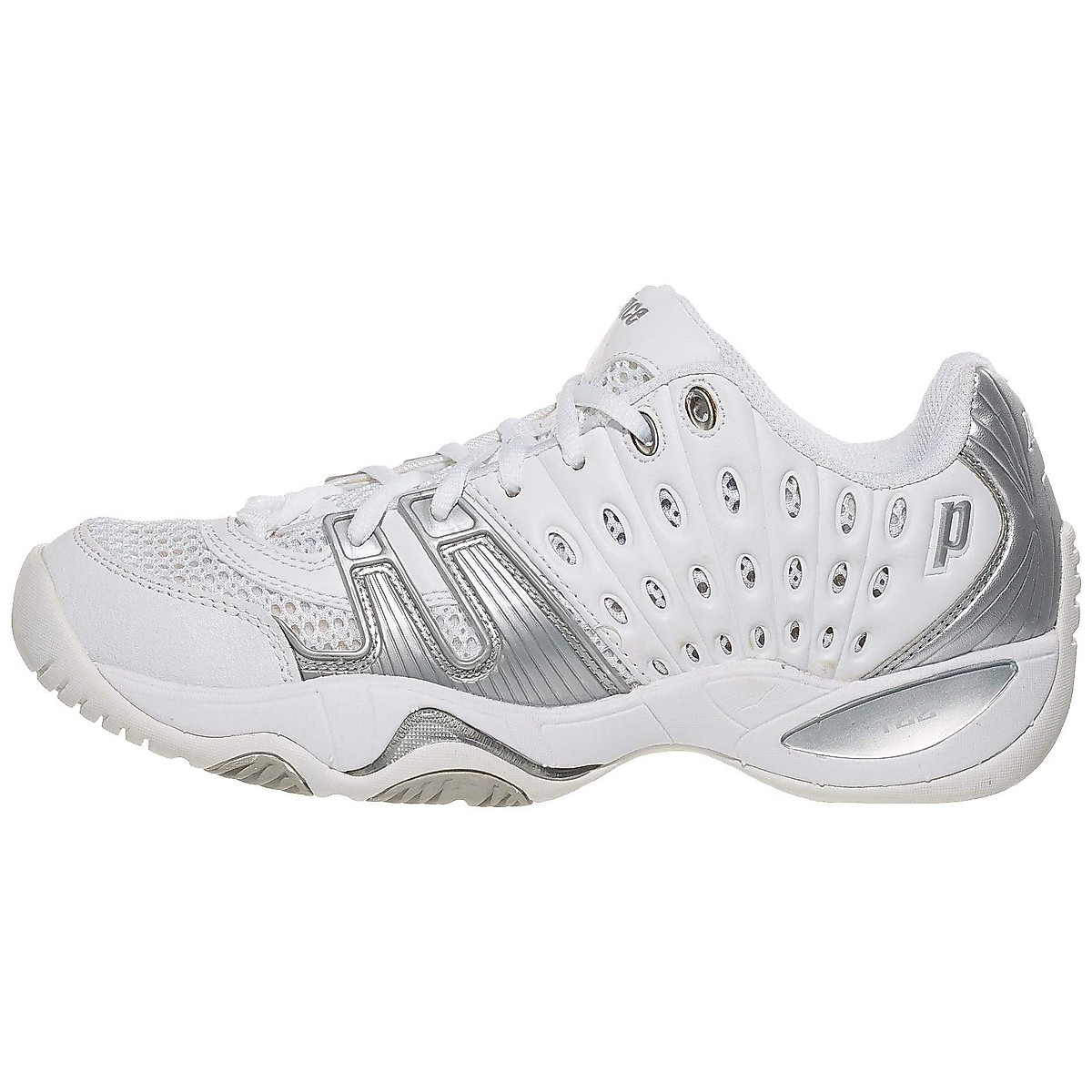 Prince T22 Wom's Wh/Silver 9.5