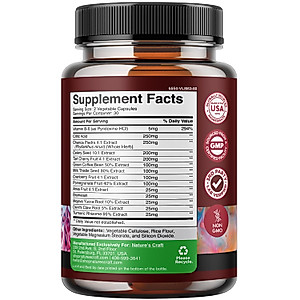 Vegan Uric Acid Cleanse and Detox - Daily Kidney Cleanse and Uric Acid Support for Adults - Tart Cherry Extract Capsules with Detox Cleanse Herbal Blend for Men and Women's Joints Kidneys and More