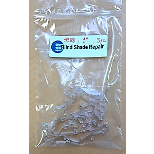 Qty 8. Valance Clip for Mini Blinds, Aluminum Blinds, PVC Blinds (Curved Hook-5388)