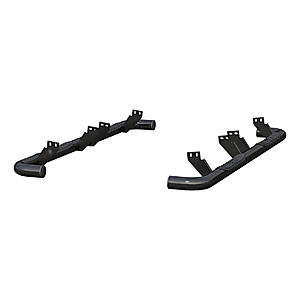 ARIES 204075 3-Inch Round Black Steel Nerf Bars, No-Drill, Select Hummer H2
