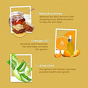 Hair Growth Shampoo and Conditioner for Men and Women with Manuka Honey - Best for Thinning Hair and Hair loss - Sulfate-Free Shampoo and Conditioner for Color-Treated Hair and Hydrating Shampoo (4oz)