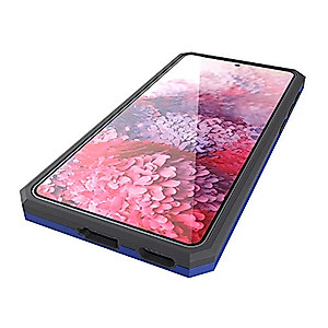 Kitoo Designed for Samsung Galaxy S21 Case with Kickstand 5G, Military Grade 12ft. Drop Tested - Blue